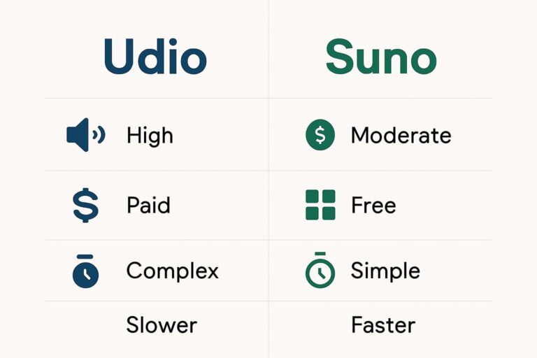 Udio vs Suno (Dec 2025 Update): Vocals, Editors, Stems, Pricing & Legal ...